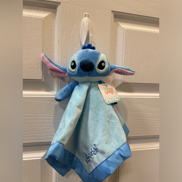 Disney | Toys | Disney Baby Stitch Security Blankie Lovey Plush 4x14 ...